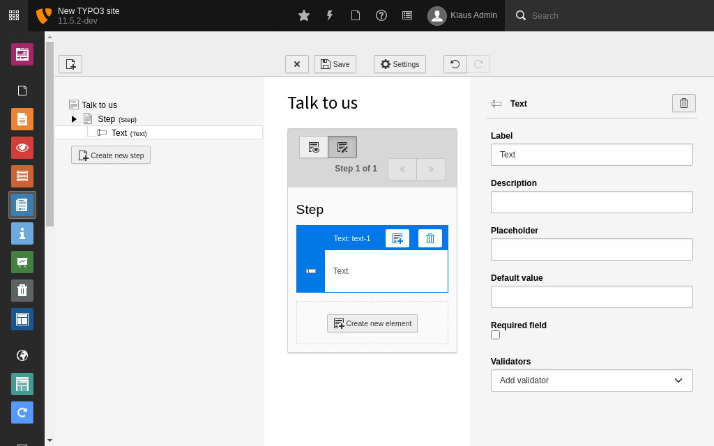 Creating A Contact Form Tutorial For Editors Main Documentation